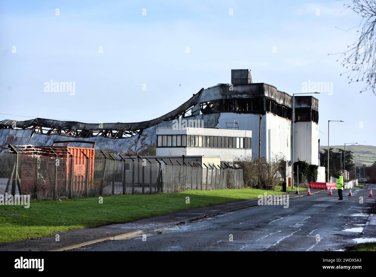 More than ten fire engines attended the scene hi-res stock photography ...