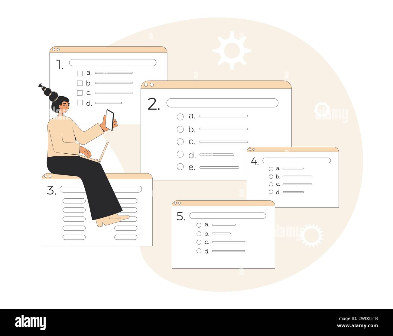 Exam client Stock Vector Images - Alamy