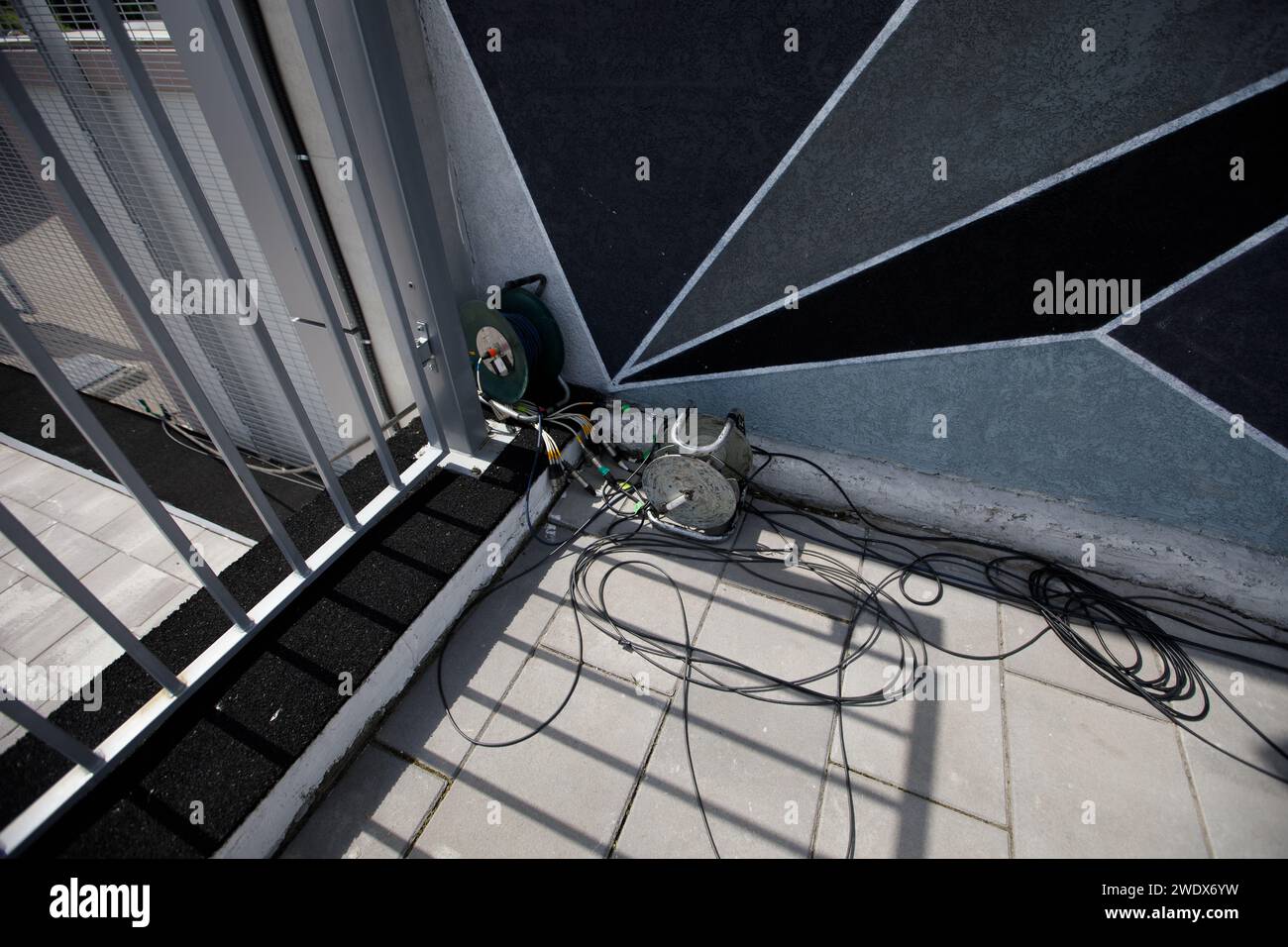 Roll electric extension cable hi-res stock photography and images - Alamy