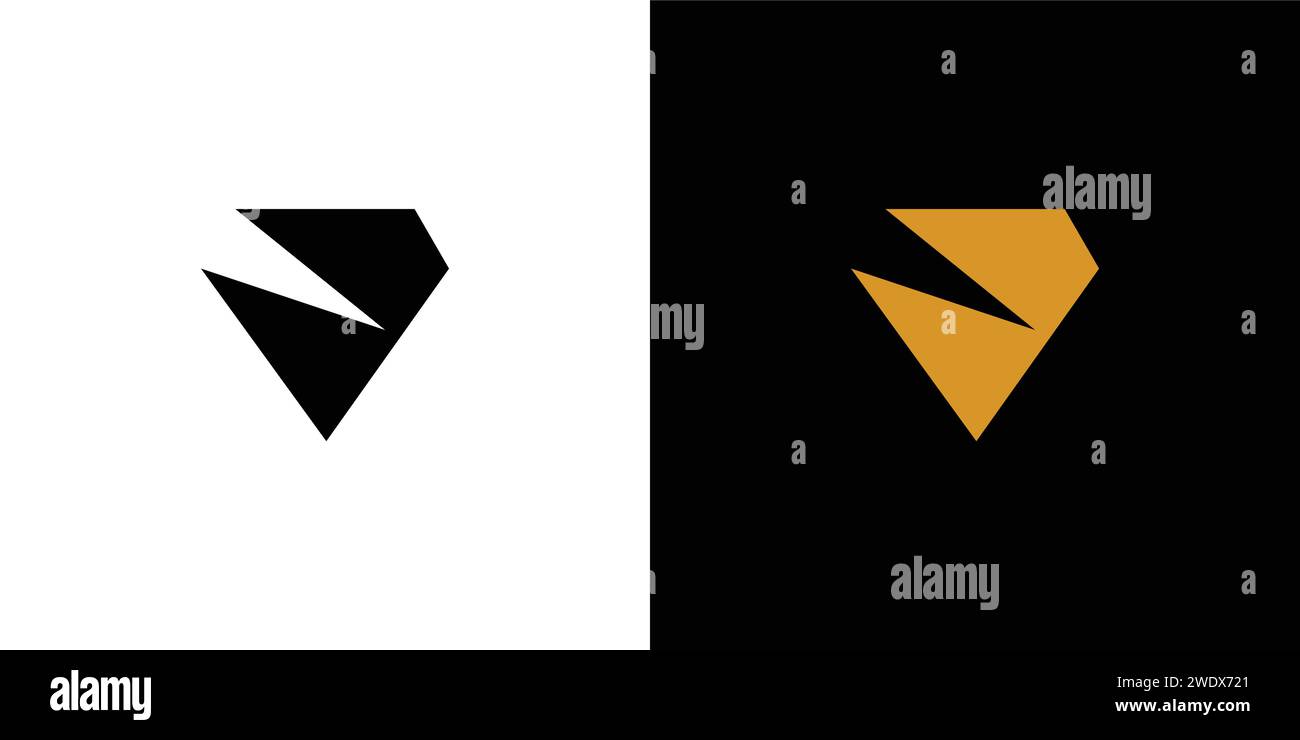 Diamond logo design hi-res stock photography and images - Alamy