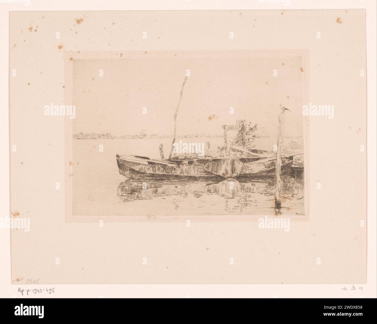 More with boat on the Waterkant, Willem Bastiaan Tholen, 1870 - 1931 ...