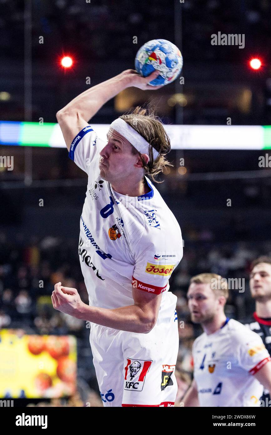 Bjarki Mar Elisson (Island, #8) im Wurf MEN?S EHF EURO 2024: Kroatien ...