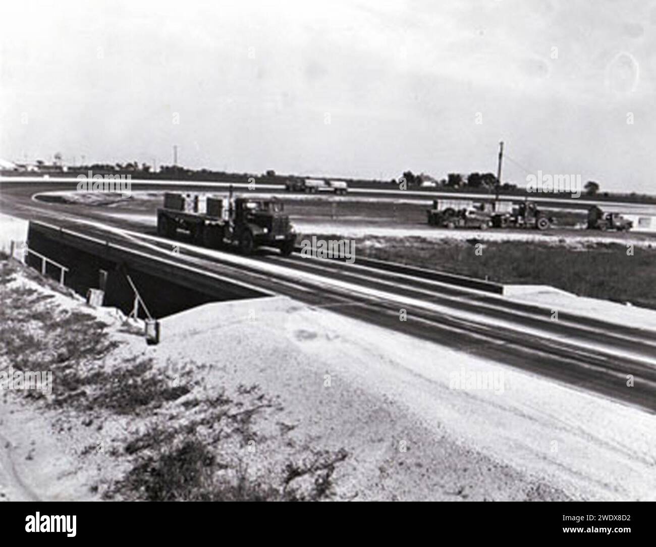 AASHO Road Test - Traffic over Test Bridge Stock Photo - Alamy