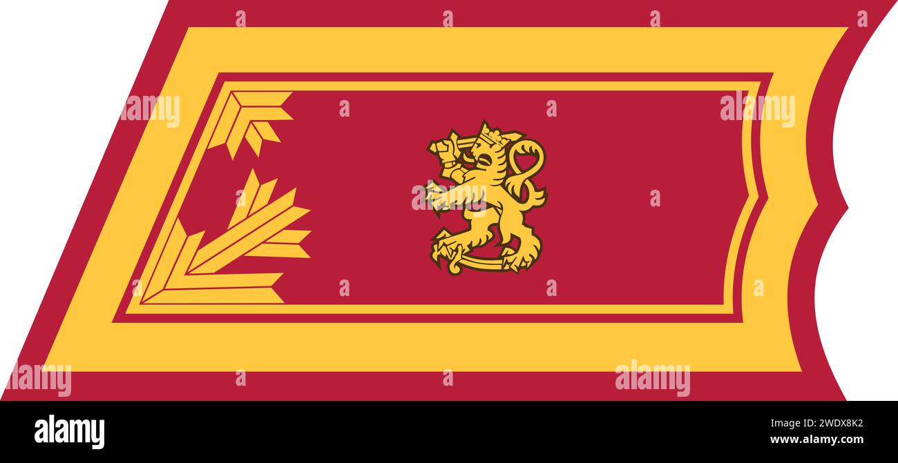 Shoulder pad military officer insignia of the Finland army ...