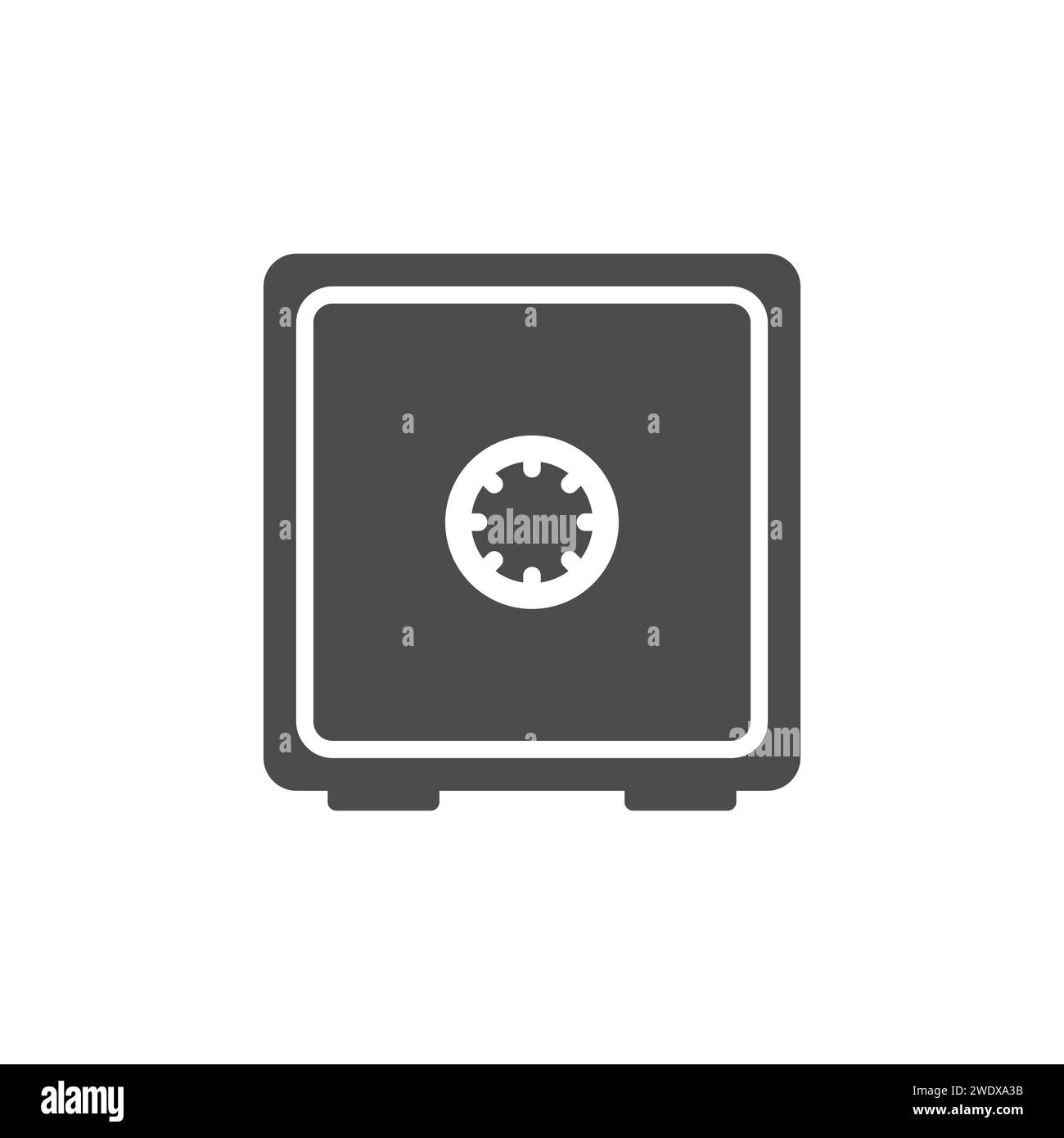 Locker money safe icon Black and White Stock Photos & Images - Alamy