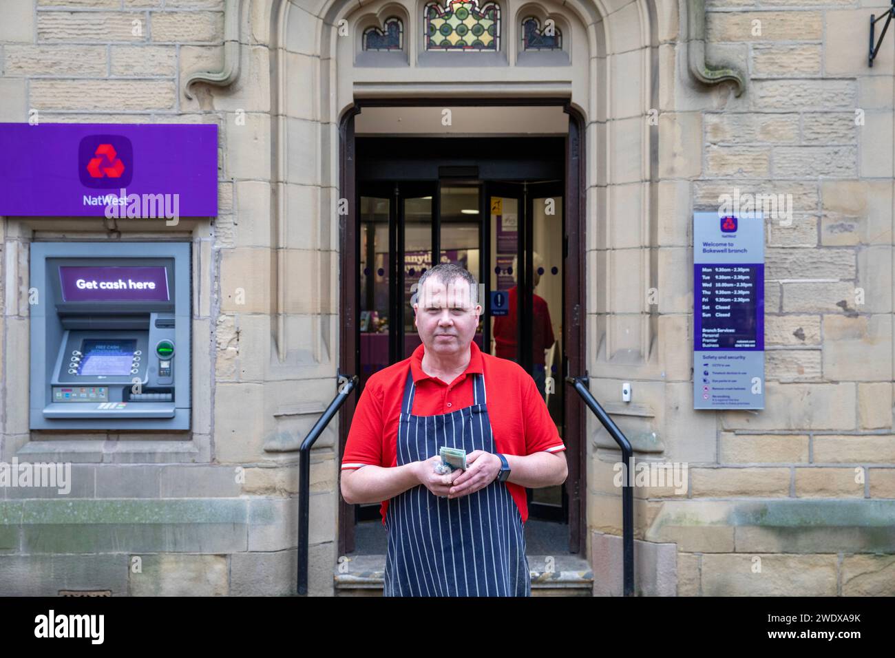 Local Butcher Darren Marsden, from the Critchlow Butcher Shop which is ...