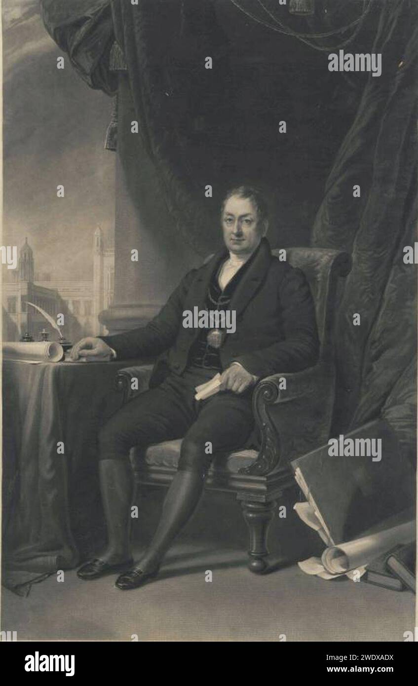 Joseph Epenetus Coombs - Portrait of James Blaikie (1786-1836 Stock ...