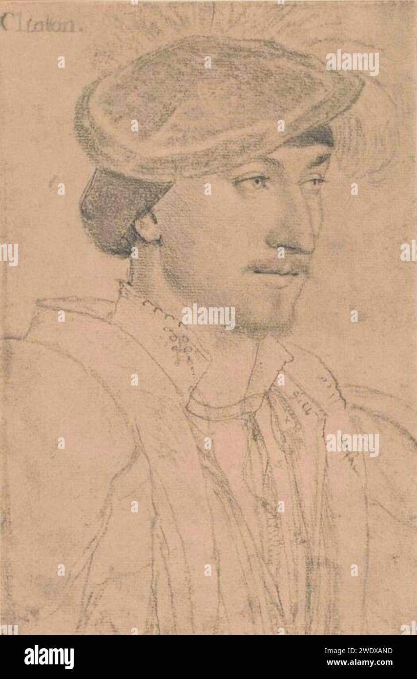 Hans Holbein - Edward, Lord Clinton Stock Photo - Alamy
