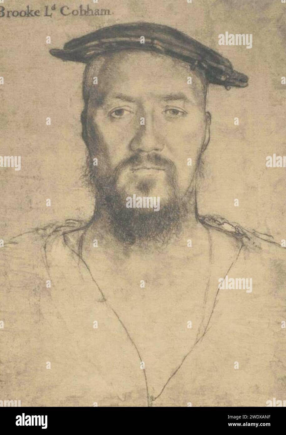Hans Holbein - George Brooke, Lord Cobham Stock Photo - Alamy