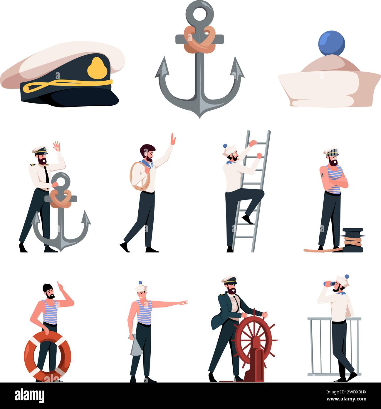Navy uniform ship Cut Out Stock Images & Pictures - Alamy
