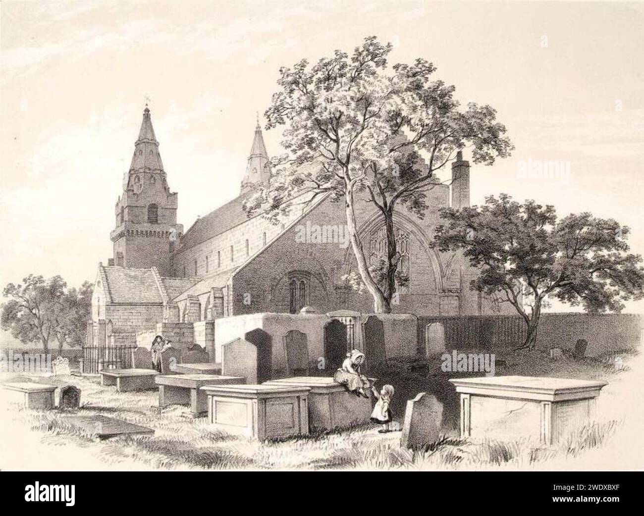 Aberdeen Cathedral - James Gordon Jr Stock Photo - Alamy