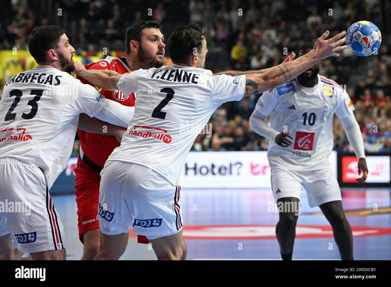 Cologne, Germany. 22nd Jan, 2024. Handball: European Championship ...