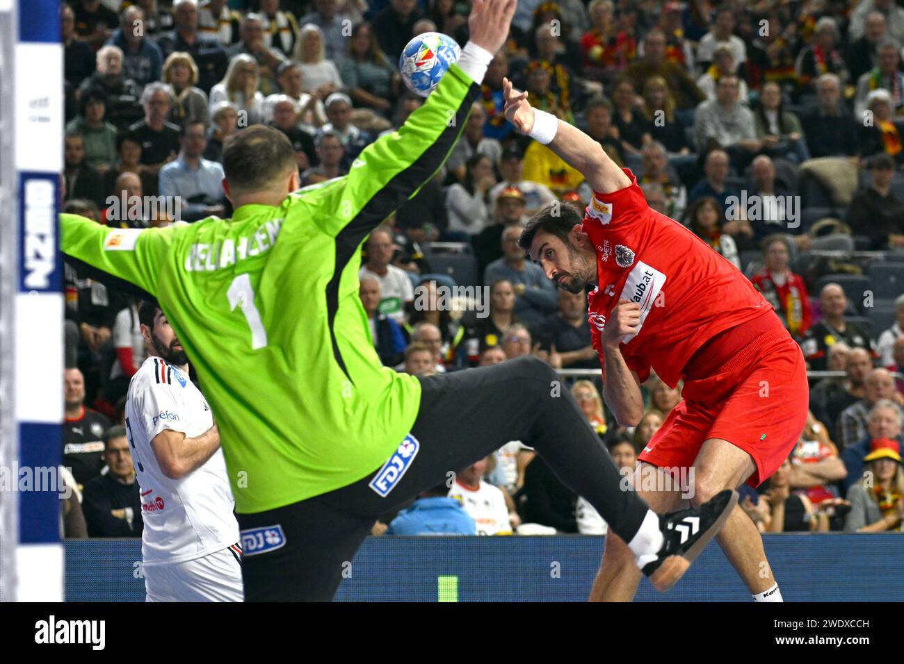 Cologne, Germany. 22nd Jan, 2024. Handball: European Championship ...