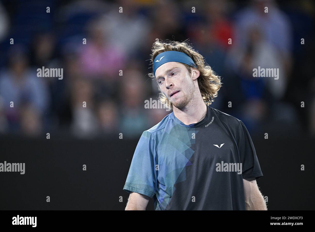Andrey Rublev of Russia during the Australian Open AO 2024 Grand Slam ...