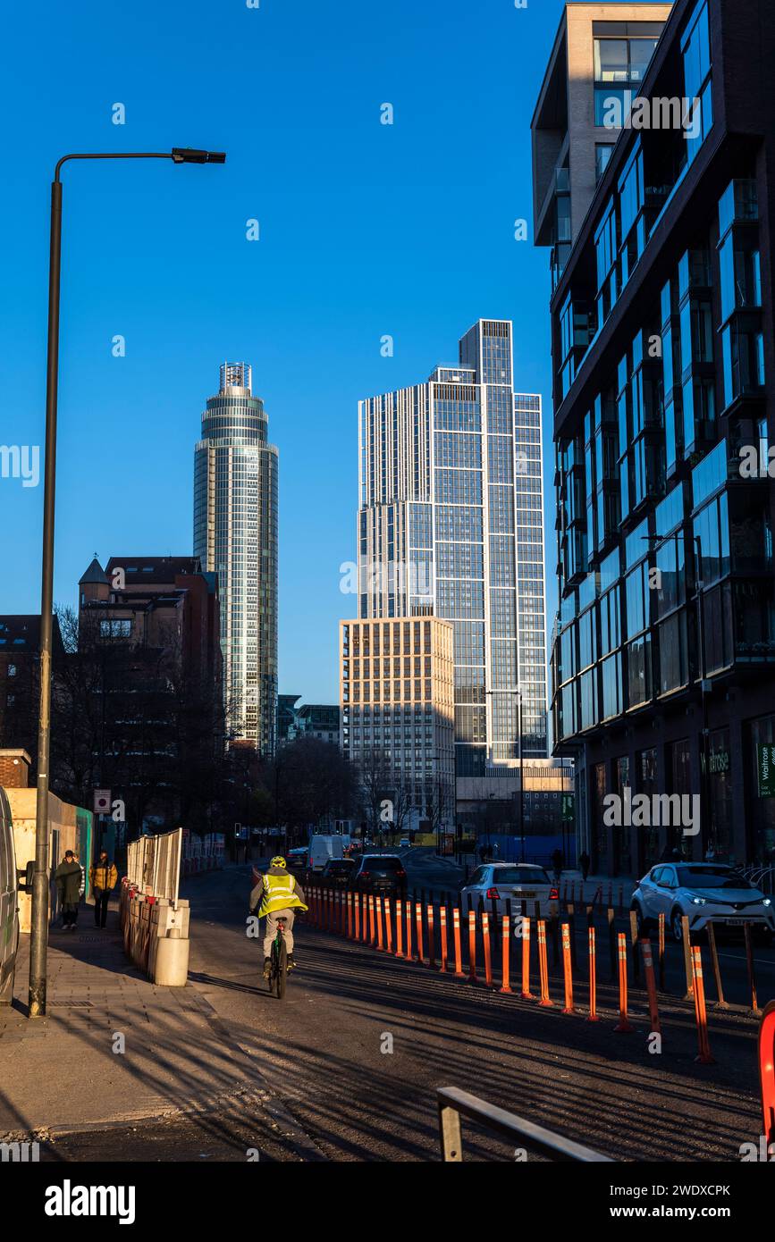 View of Vauxhall development from Nine Elms Lane, part of Nine Elms ...