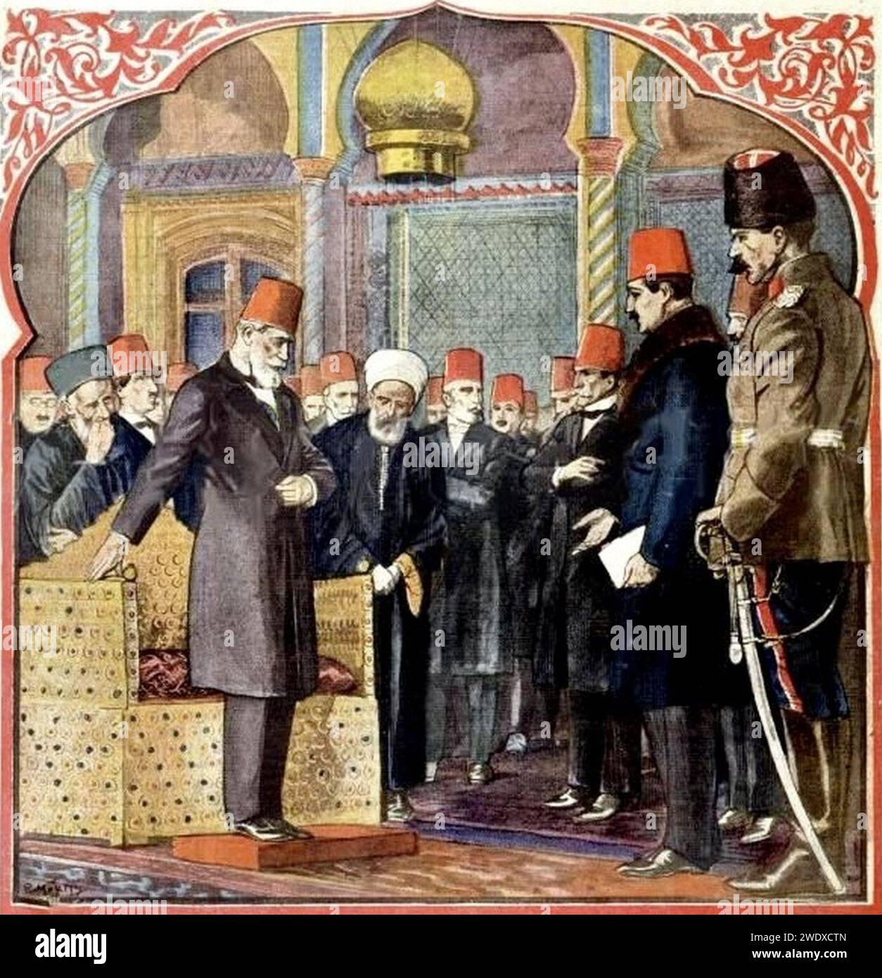 Abolition of the Caliphate, The Last Caliph, Le Petit Journal illustré ...