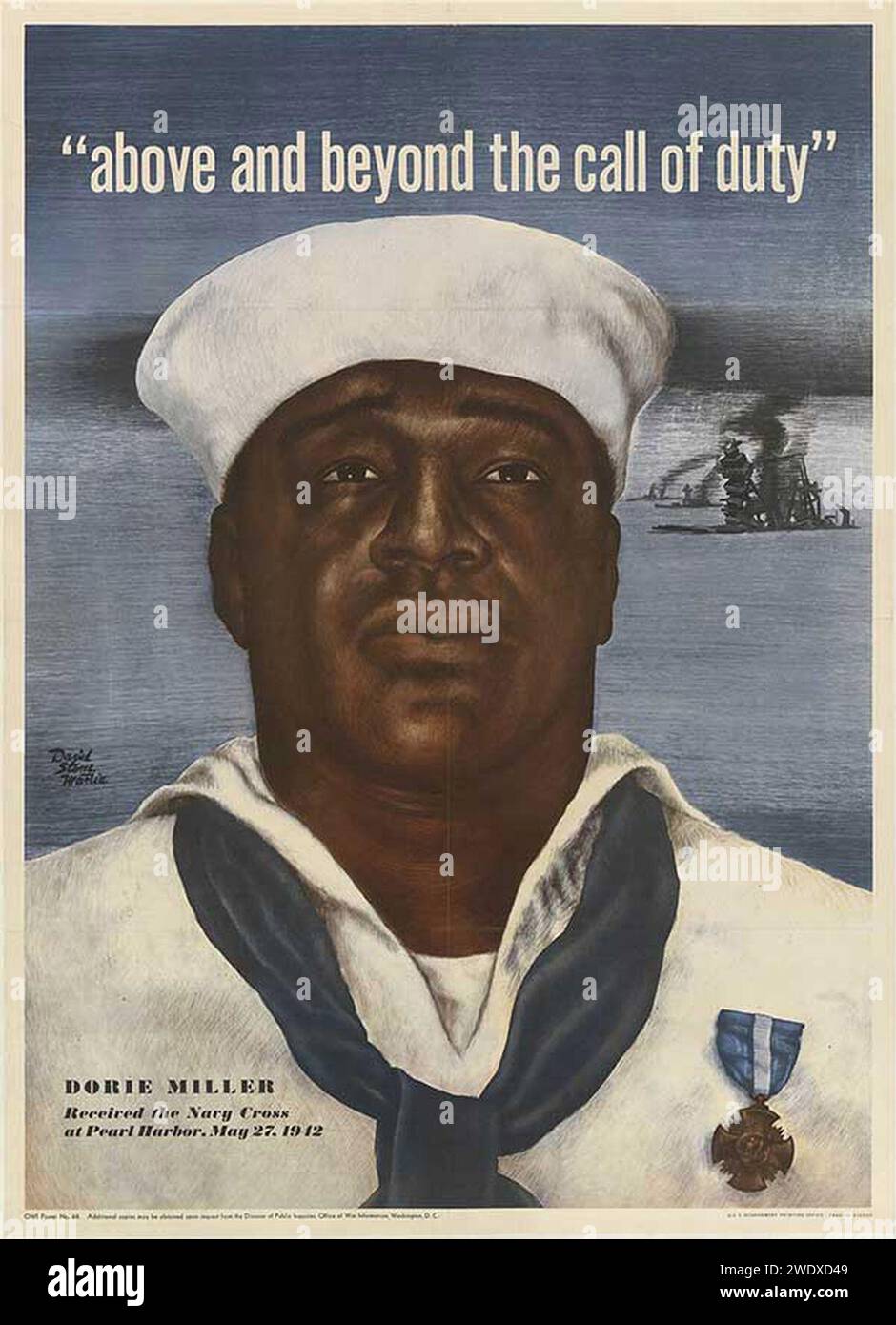 Above and beyond poster Stock Photo - Alamy