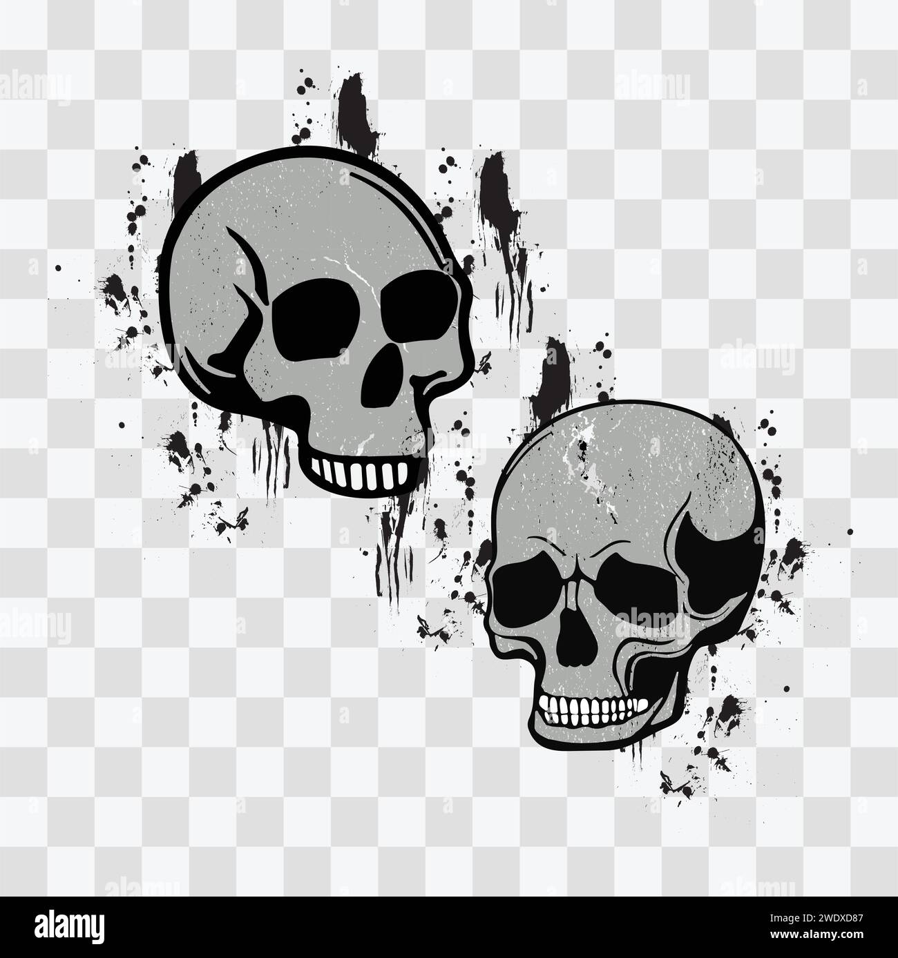 Skeleton teeth Stock Vector Images - Alamy