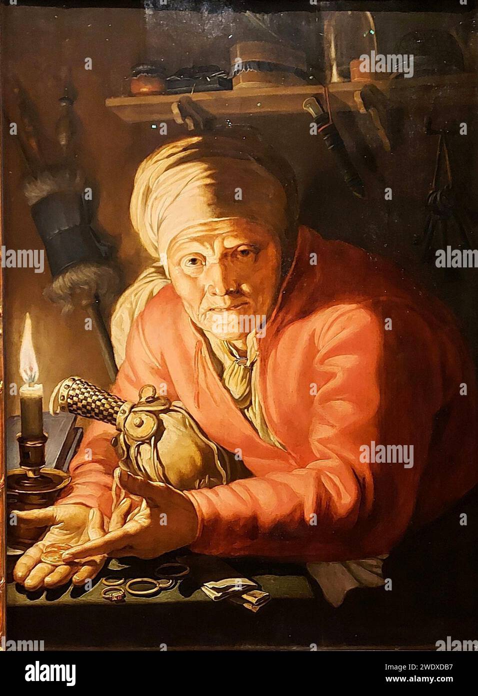 Miserly old woman hi-res stock photography and images - Alamy