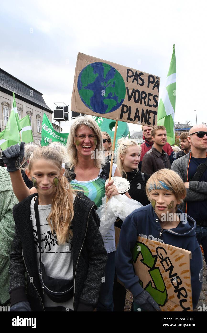 Copenhagen/Denmark 8th.September 2018. People protest gainst climate ...
