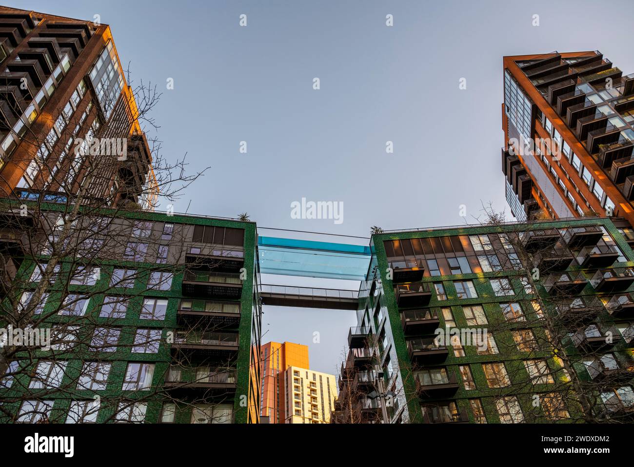 Sky Pool, a suspended swimming pool in Embassy Gardens, a residential ...