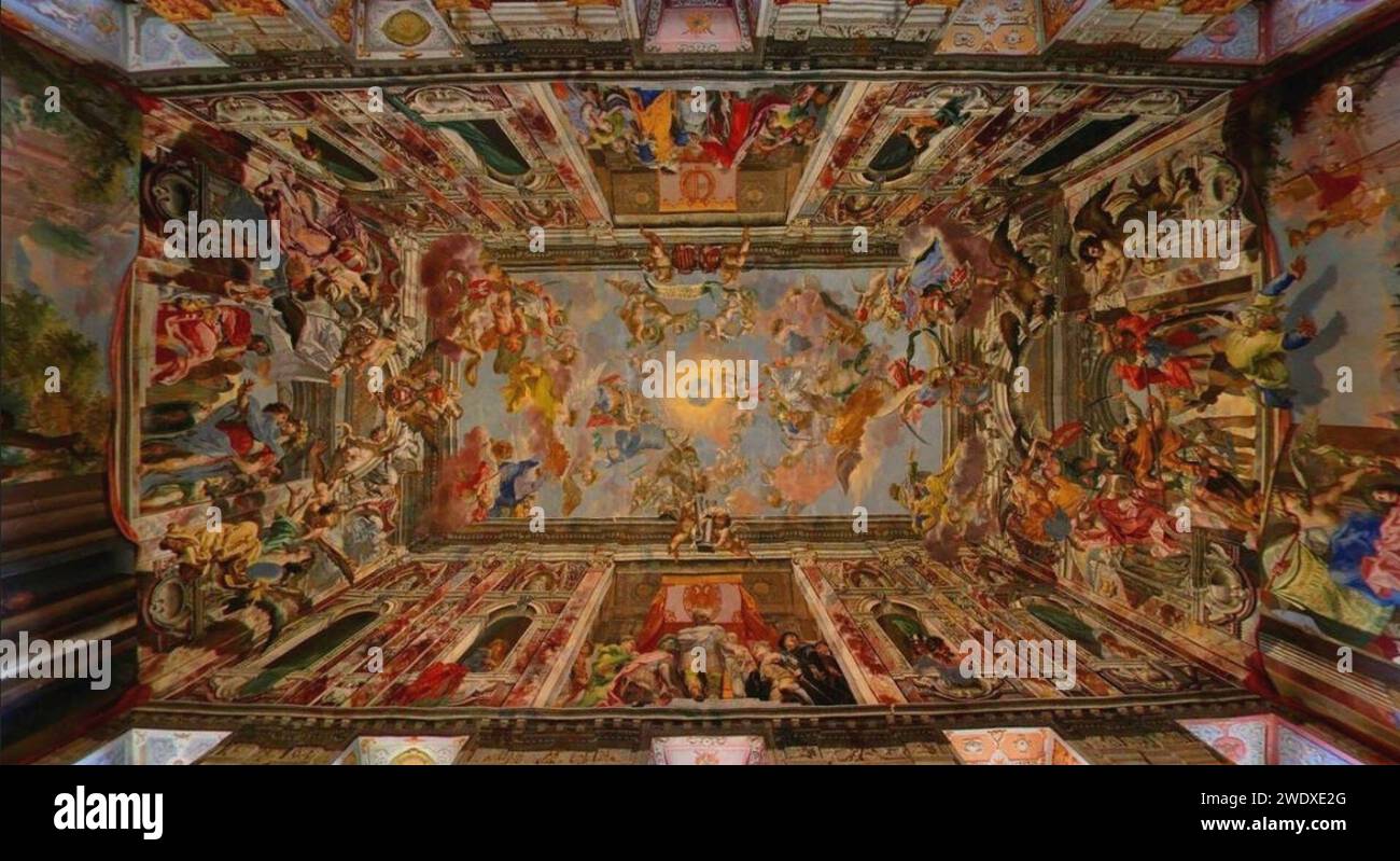 Abraham Godijn and Isaac Godijn - Fresco on ceiling of the Hall of ...