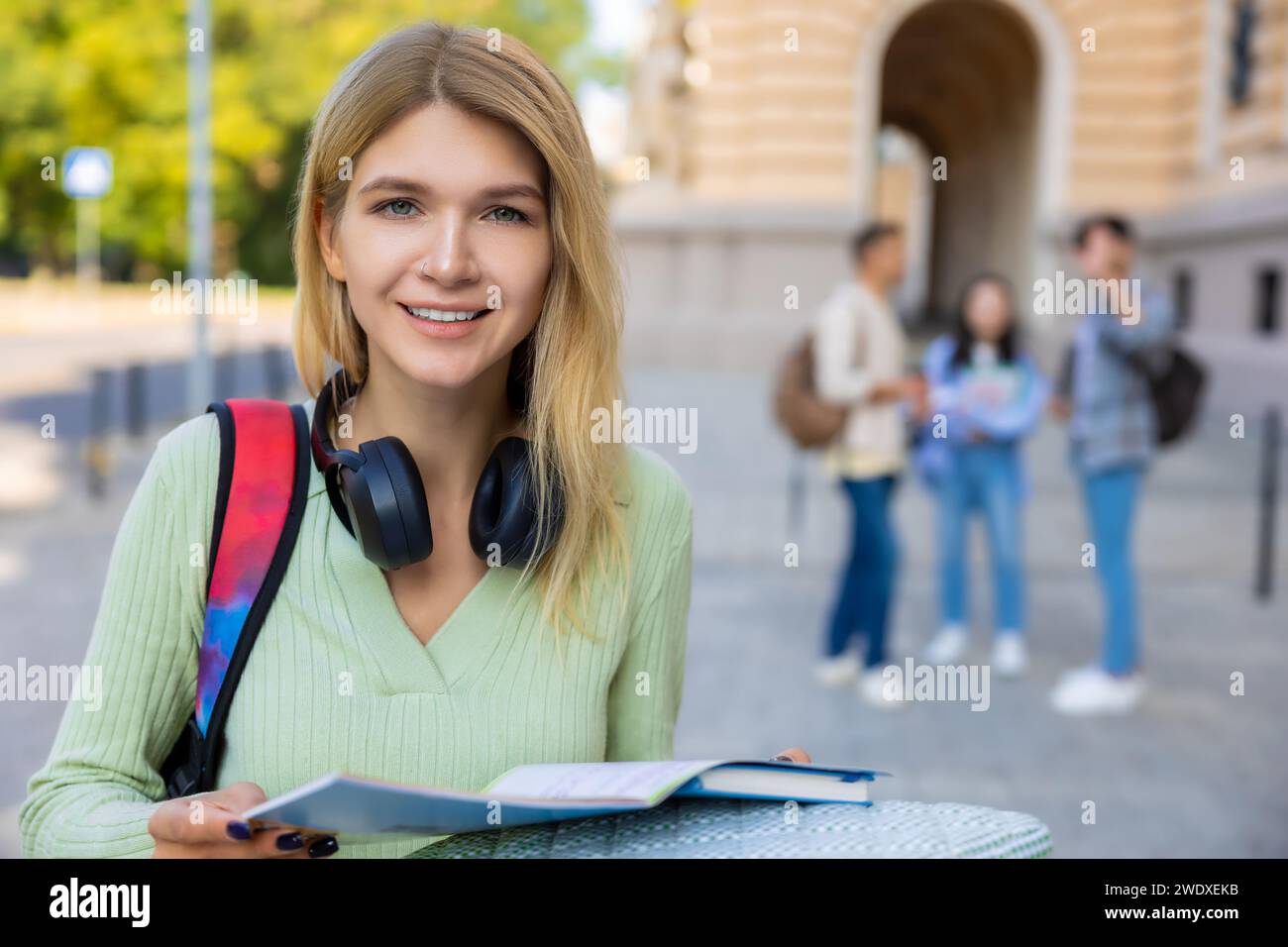 Girl studying before exam hi-res stock photography and images - Alamy