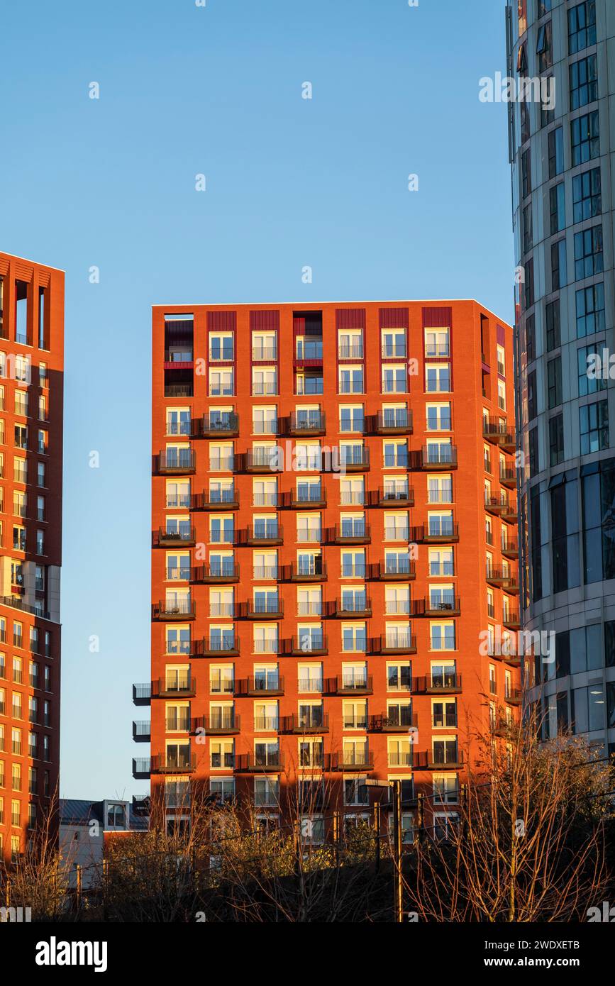 Vauxhall residential property development, London, England, UK Stock ...