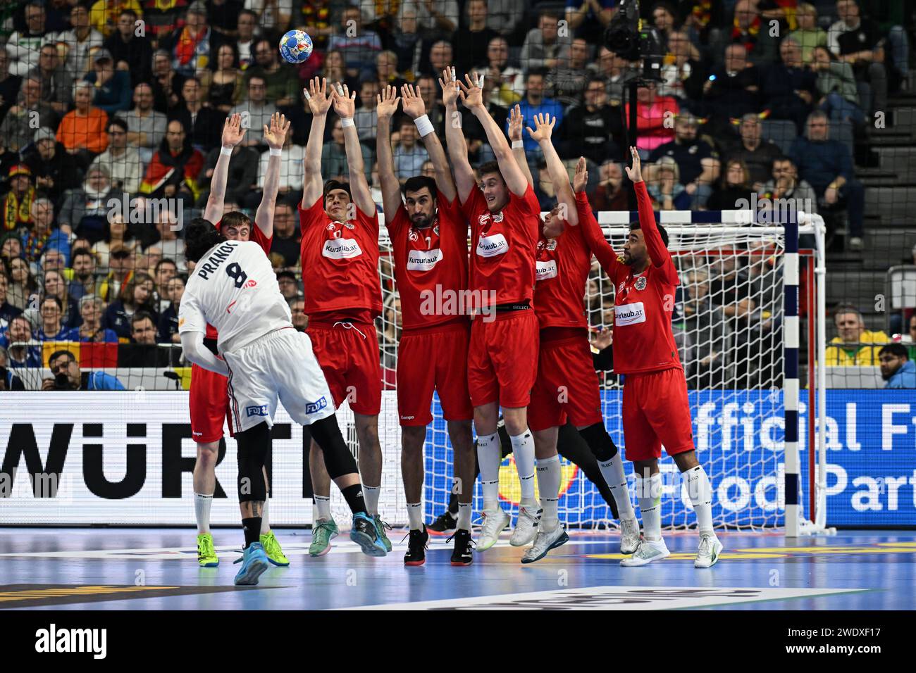 Cologne, Germany. 22nd Jan, 2024. Handball: European Championship ...