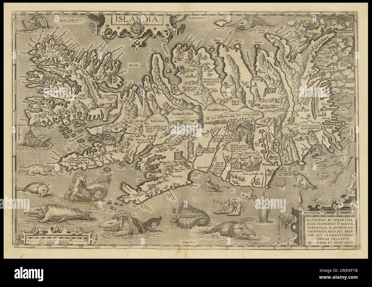 Abraham ortelius islandia hi-res stock photography and images - Alamy