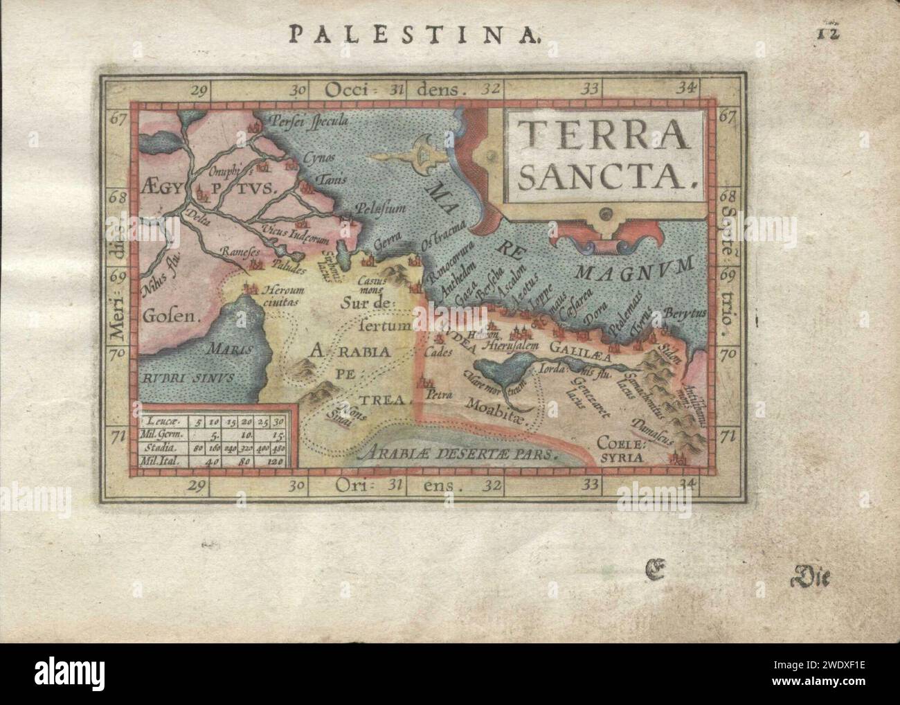 Abraham ortelius terra hi-res stock photography and images - Alamy