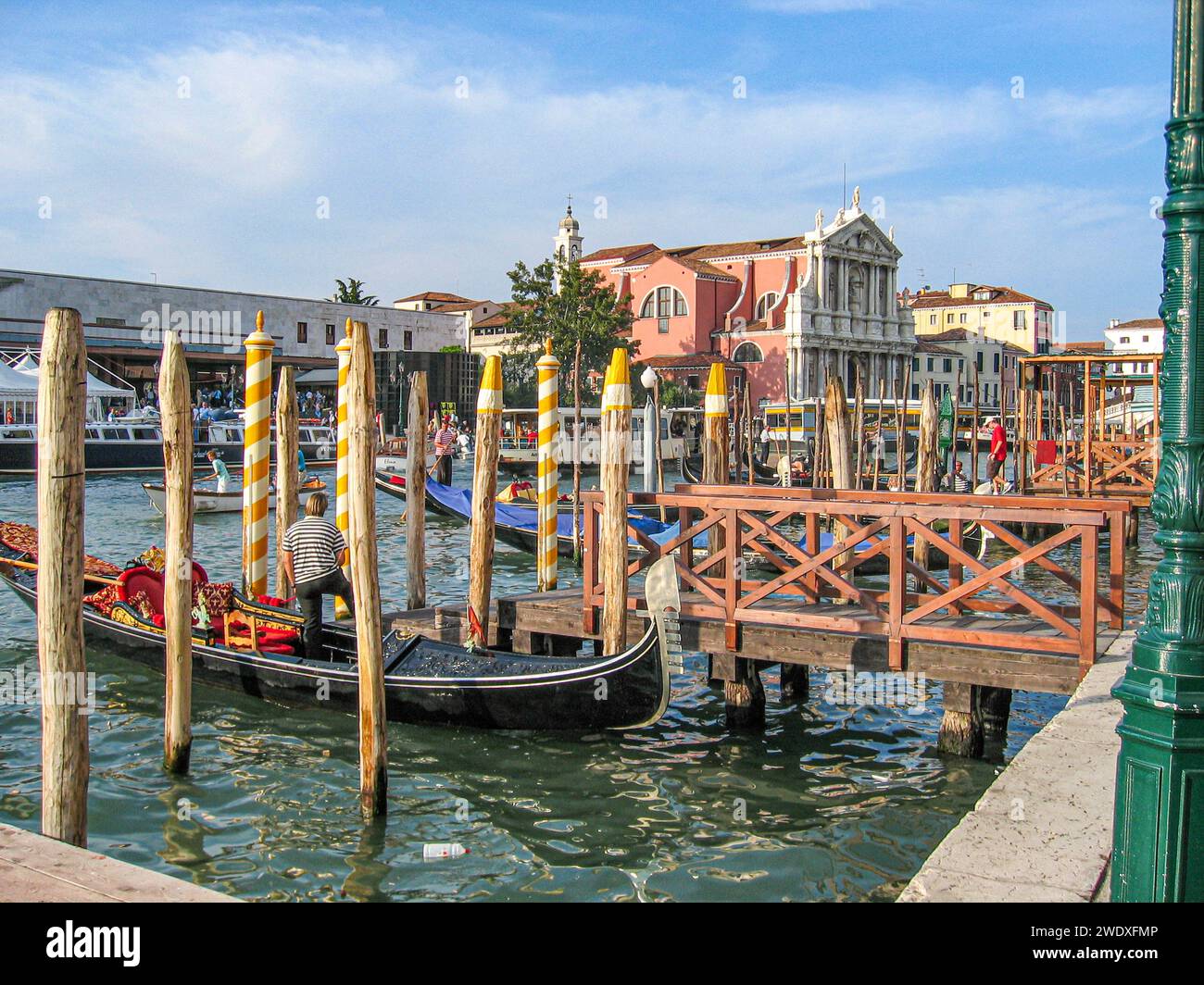 Venice, Italy - September 23, 2005: view to canale Grande in Venice ...