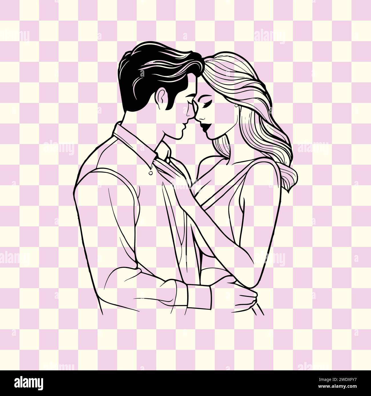 Wedding couple silhouette hi-res stock photography and images - Alamy