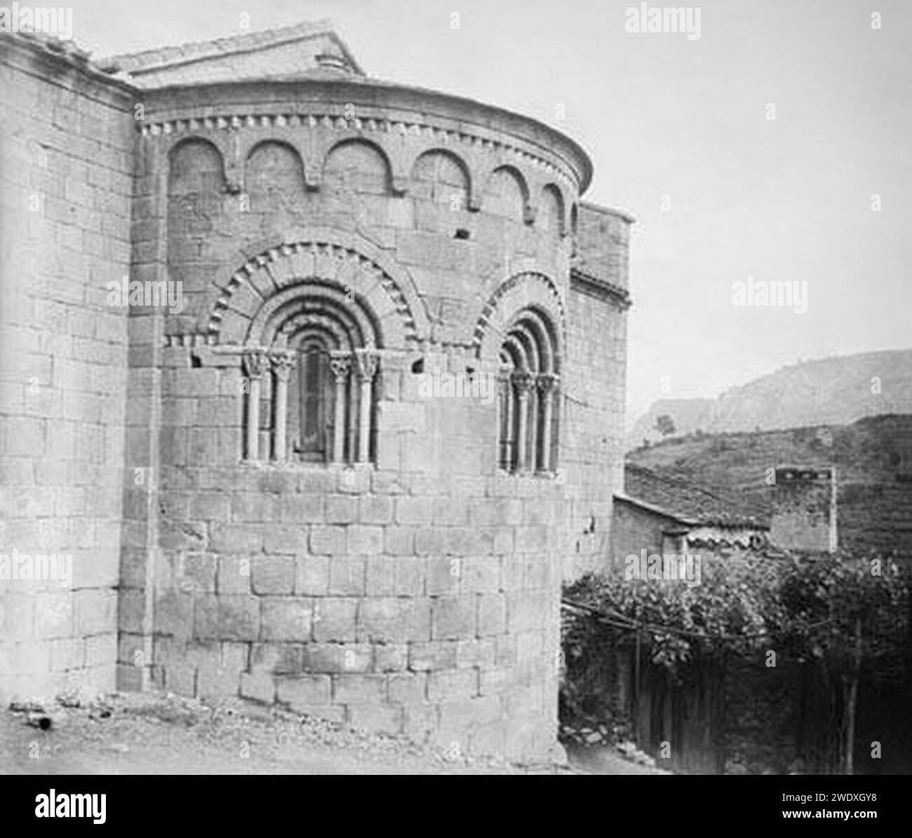 Absis de l'església de Santa Maria de Sant Martí Sarroca Restored 02 ...