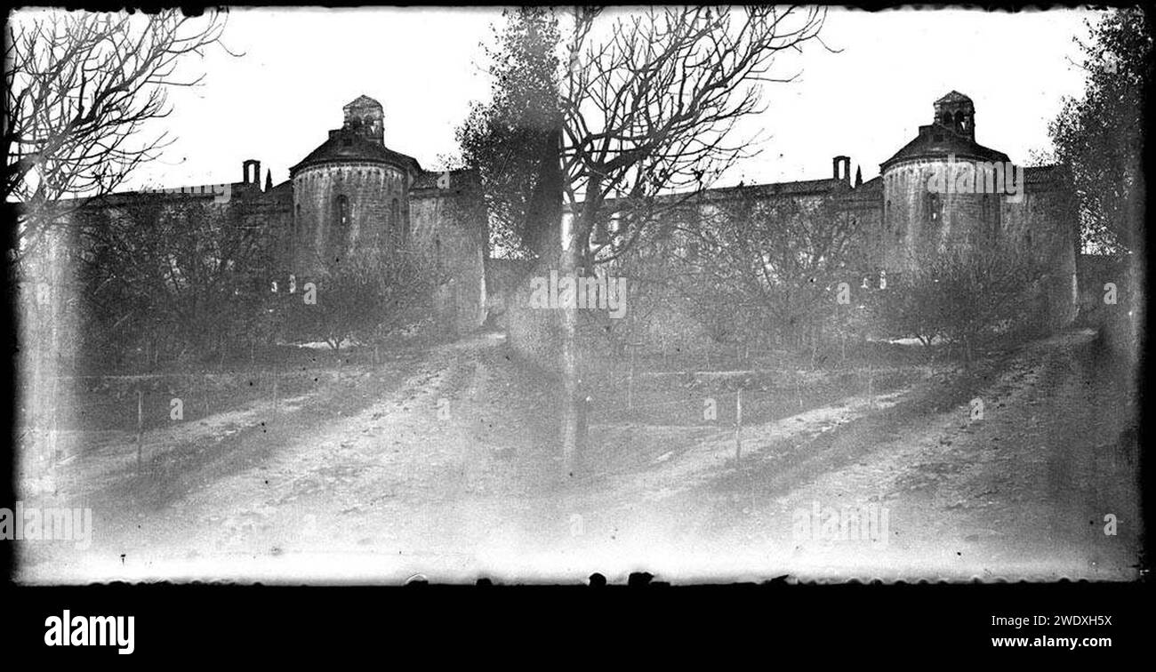 Absis del Monestir de Sant Benet de Bages Stock Photo - Alamy