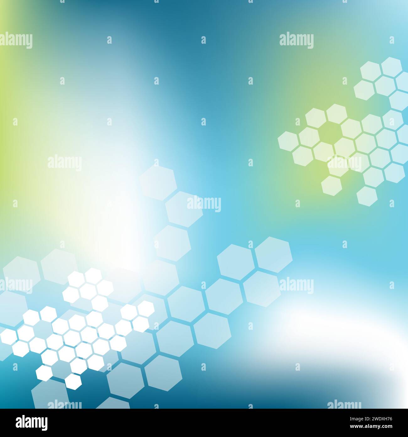 Blue Abstract background with hexagon shapes stock illustration Stock ...