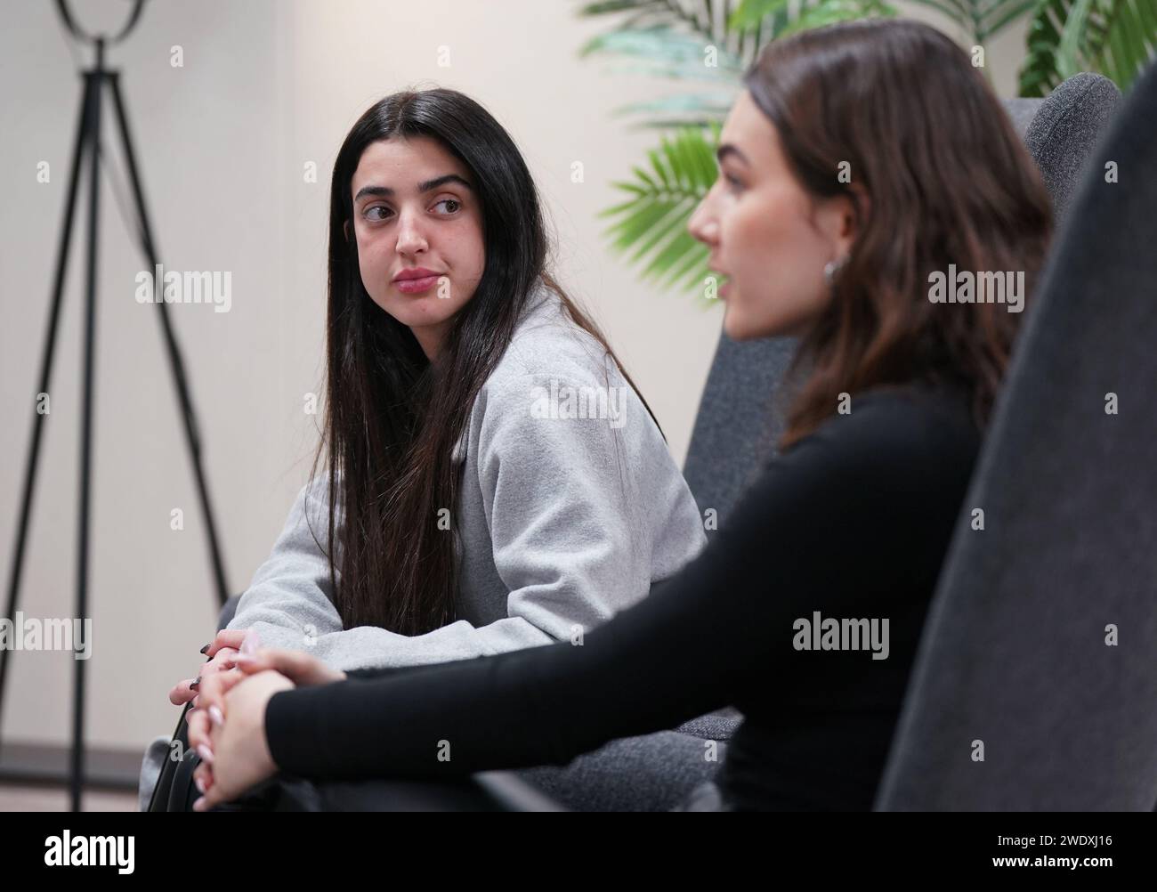Family members of people taken hostage by Hamas in Israel on October 7 ...