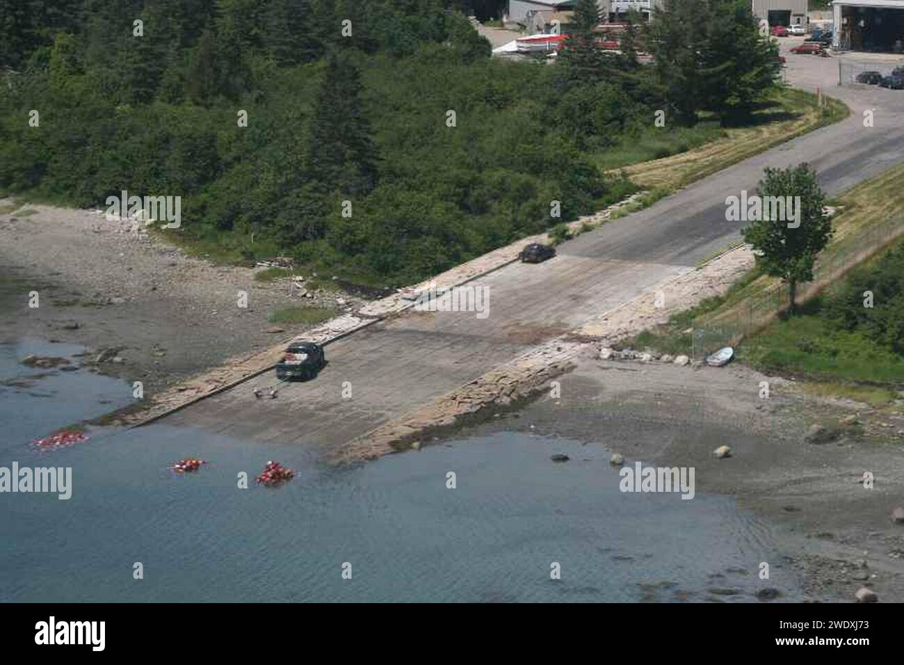 Acadia All American Road - Trenton Boat and Seaplane Ramp Stock Photo ...