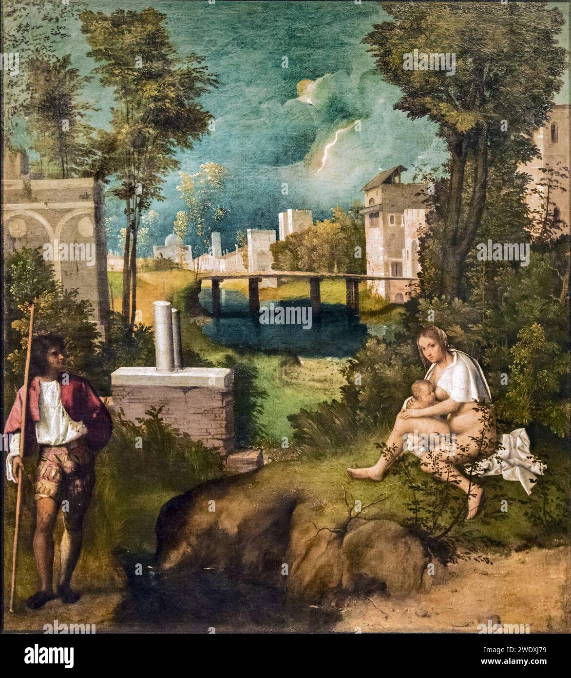 Giorgione la tempesta hi-res stock photography and images - Alamy