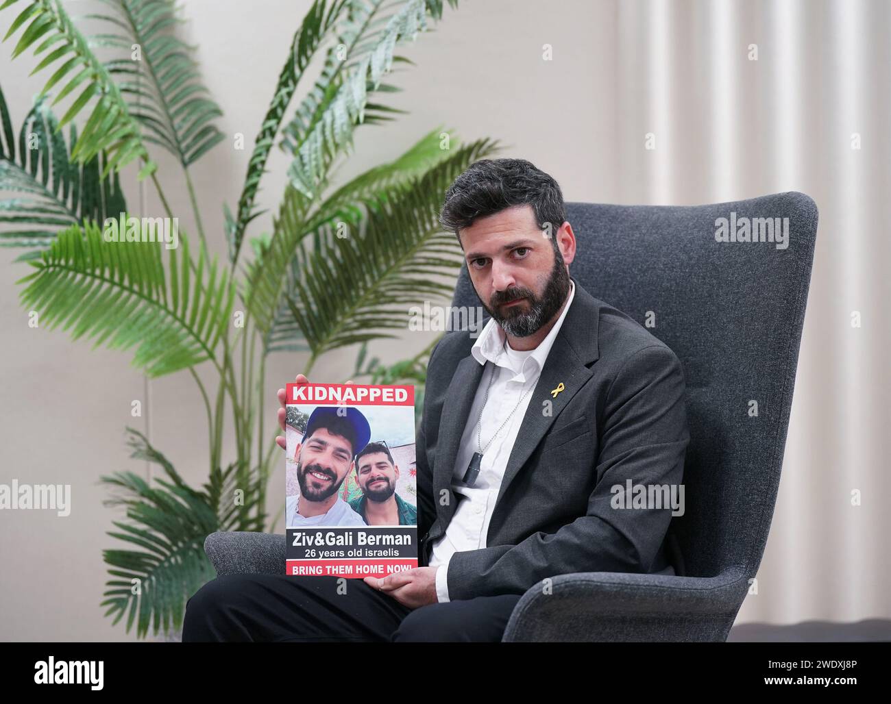 Family members of people taken hostage by Hamas in Israel on October 7 ...