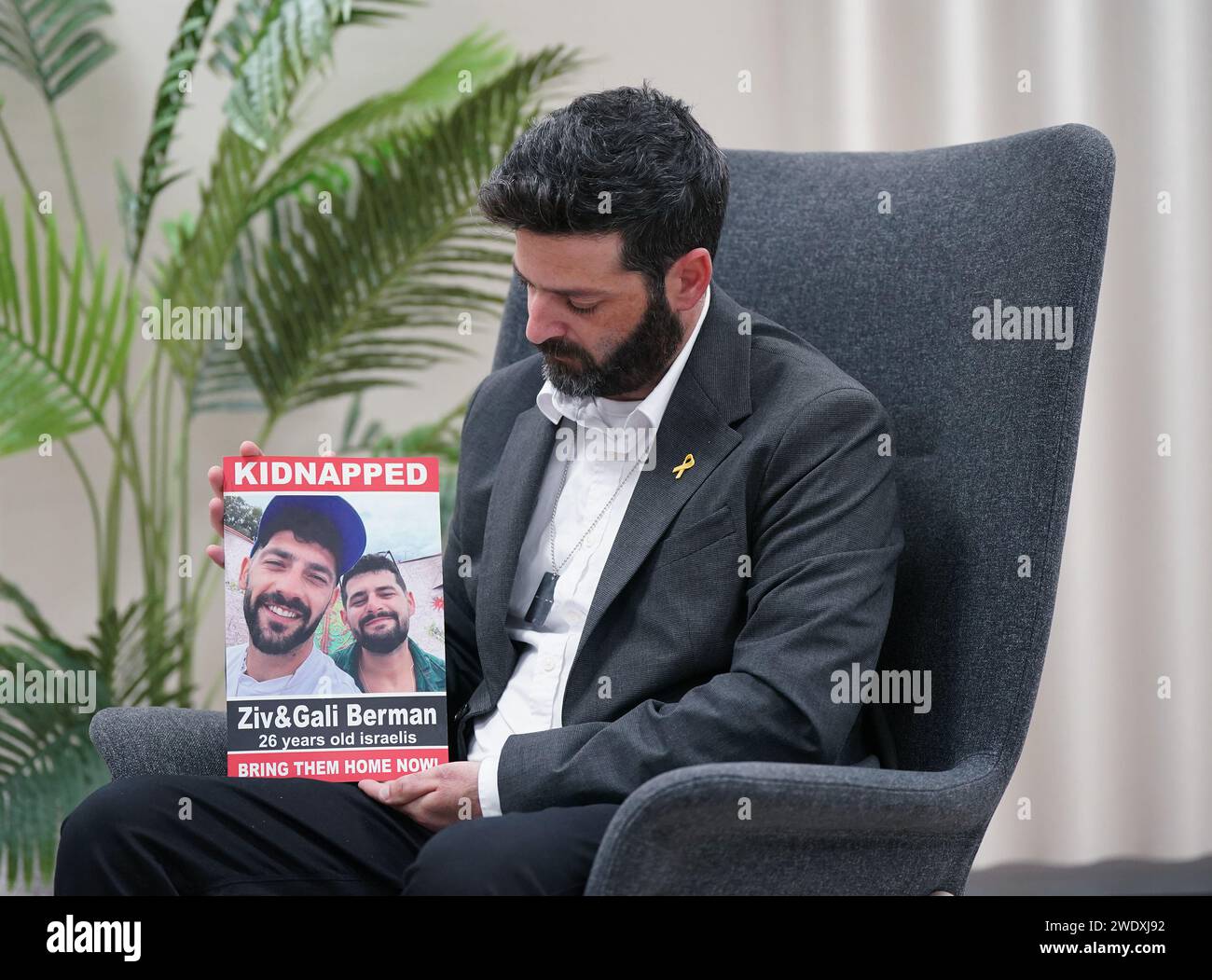 Family members of people taken hostage by Hamas in Israel on October 7 ...