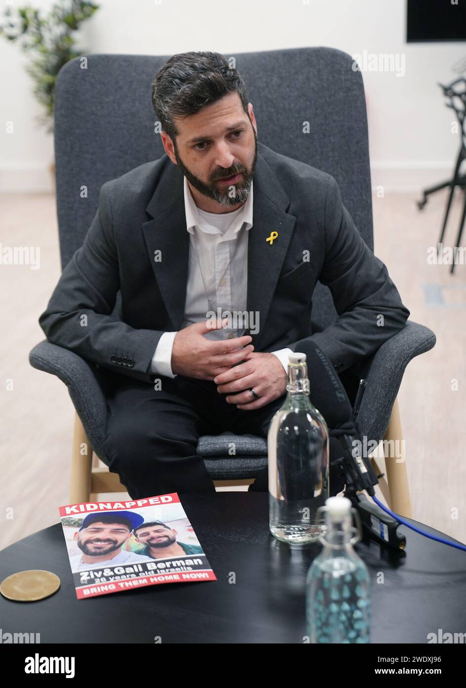 Family members of people taken hostage by Hamas in Israel on October 7 ...