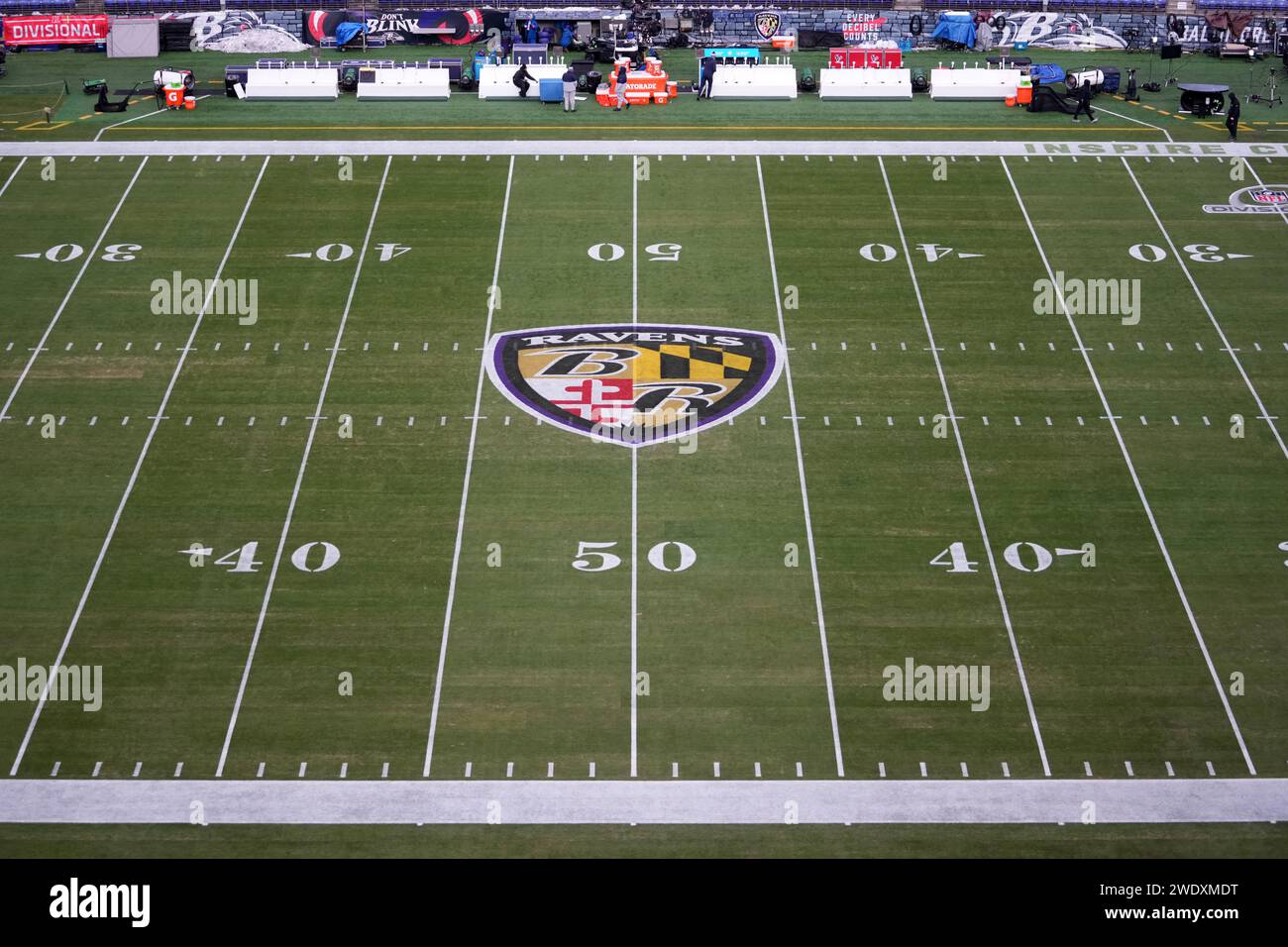 Baltimore ravens logo hi-res stock photography and images - Alamy