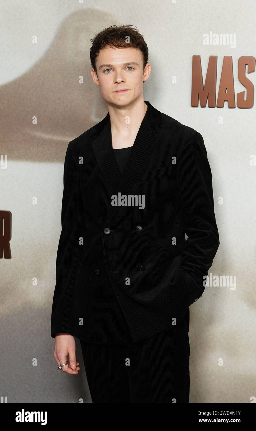 Jonas Moore attends the UK premiere of Masters of the Air at the ...