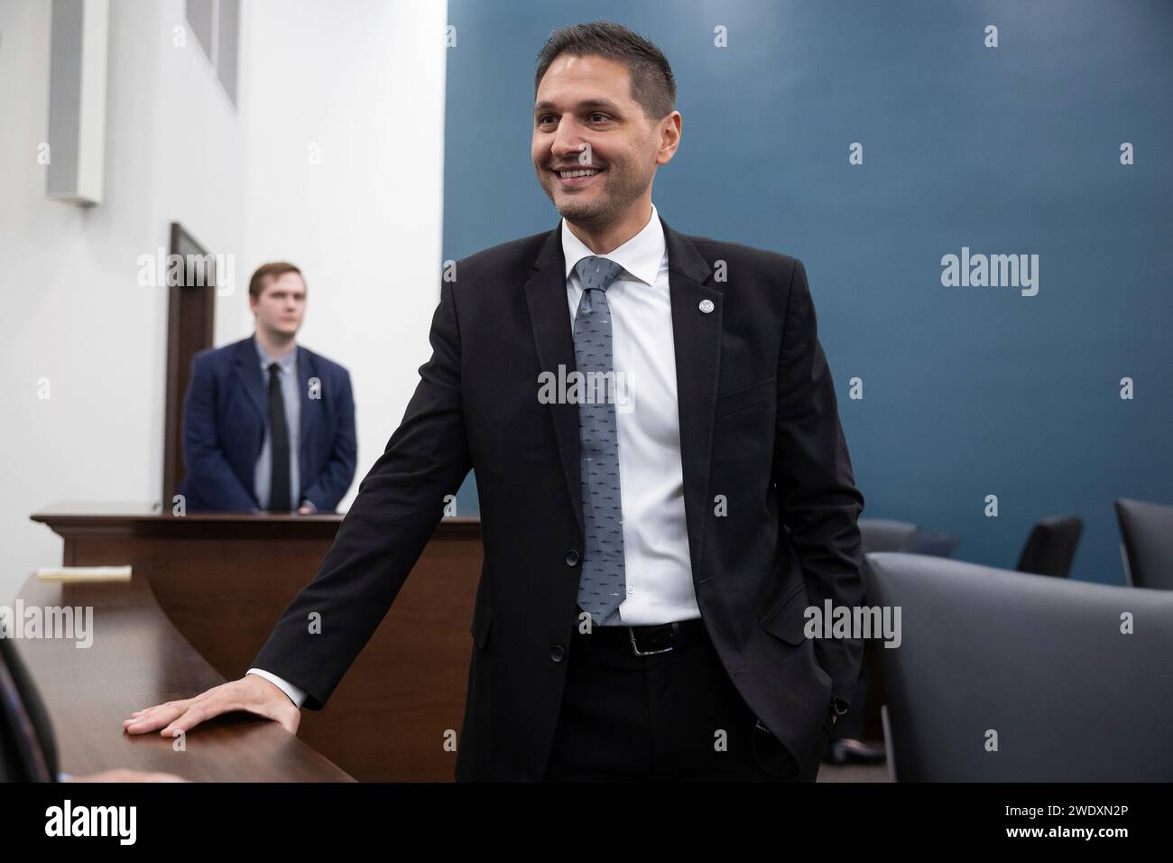 Florida State Sen. Danny Burgess is seen during a hearing at the ...
