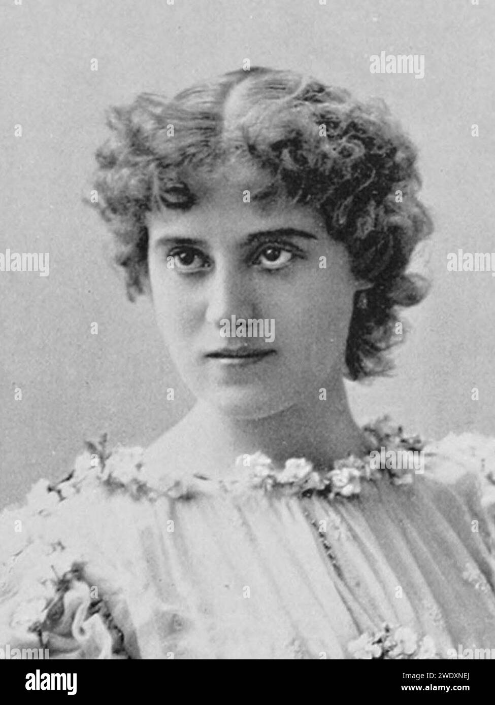 Actress Katherine Florence, by Morrison, Chicago (cropped Stock Photo ...