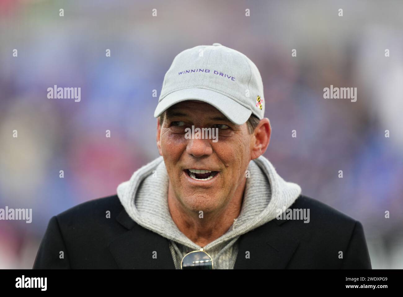 BALTIMORE, MARYLAND, JAN 20: Baltimore Ravens owner Bisciotti at the ...