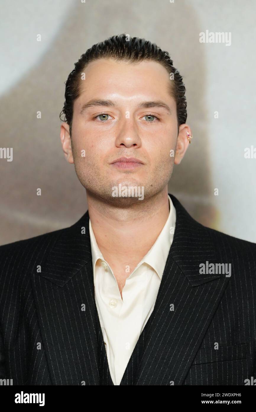 Raff Law attends the UK premiere of Masters of the Air at the ...