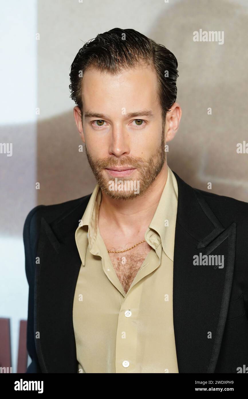 David Shields attends the UK premiere of Masters of the Air at the ...