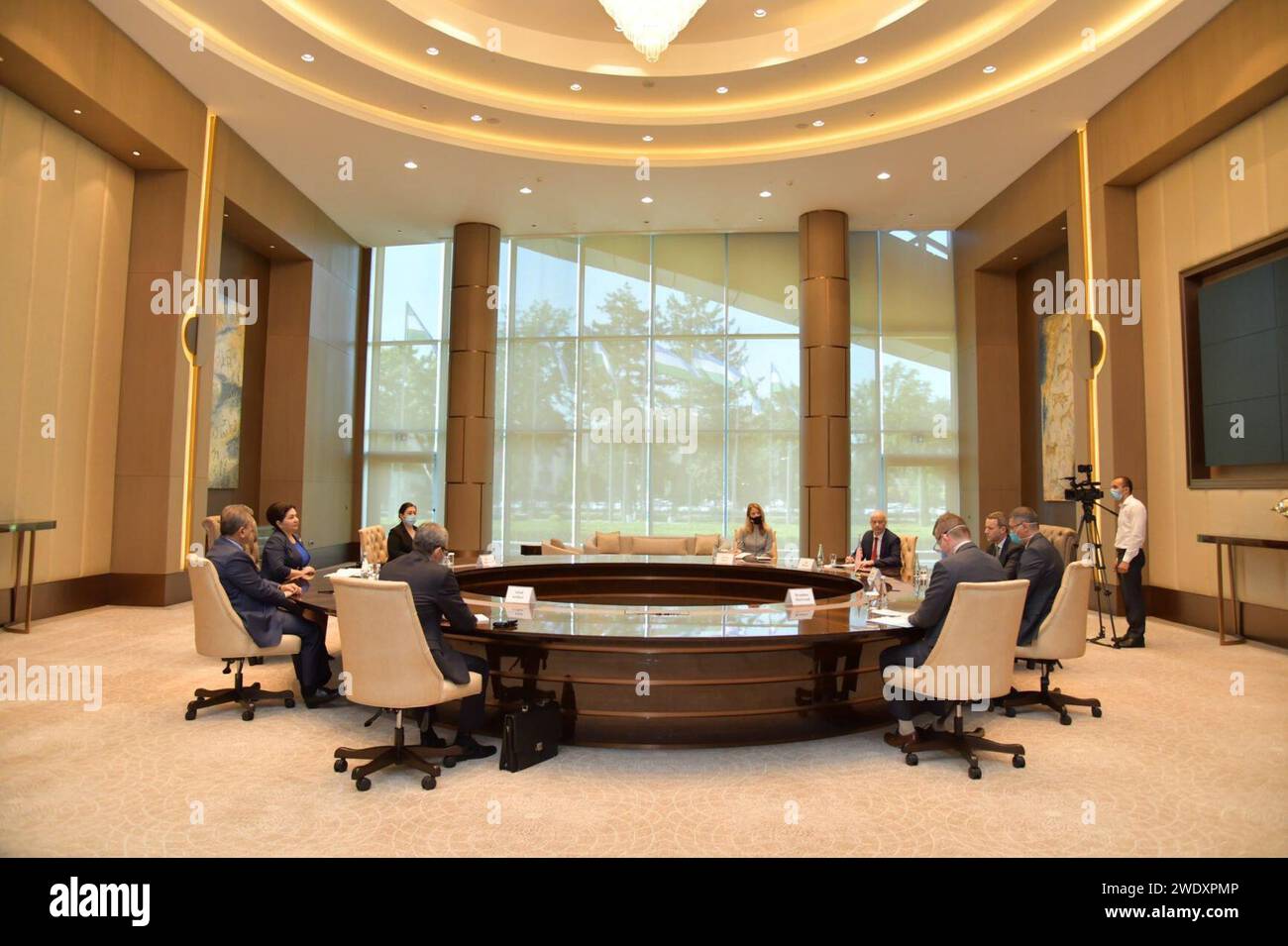 Adam Boehler at the Senate of Uzbekistan 2020 (1 Stock Photo - Alamy